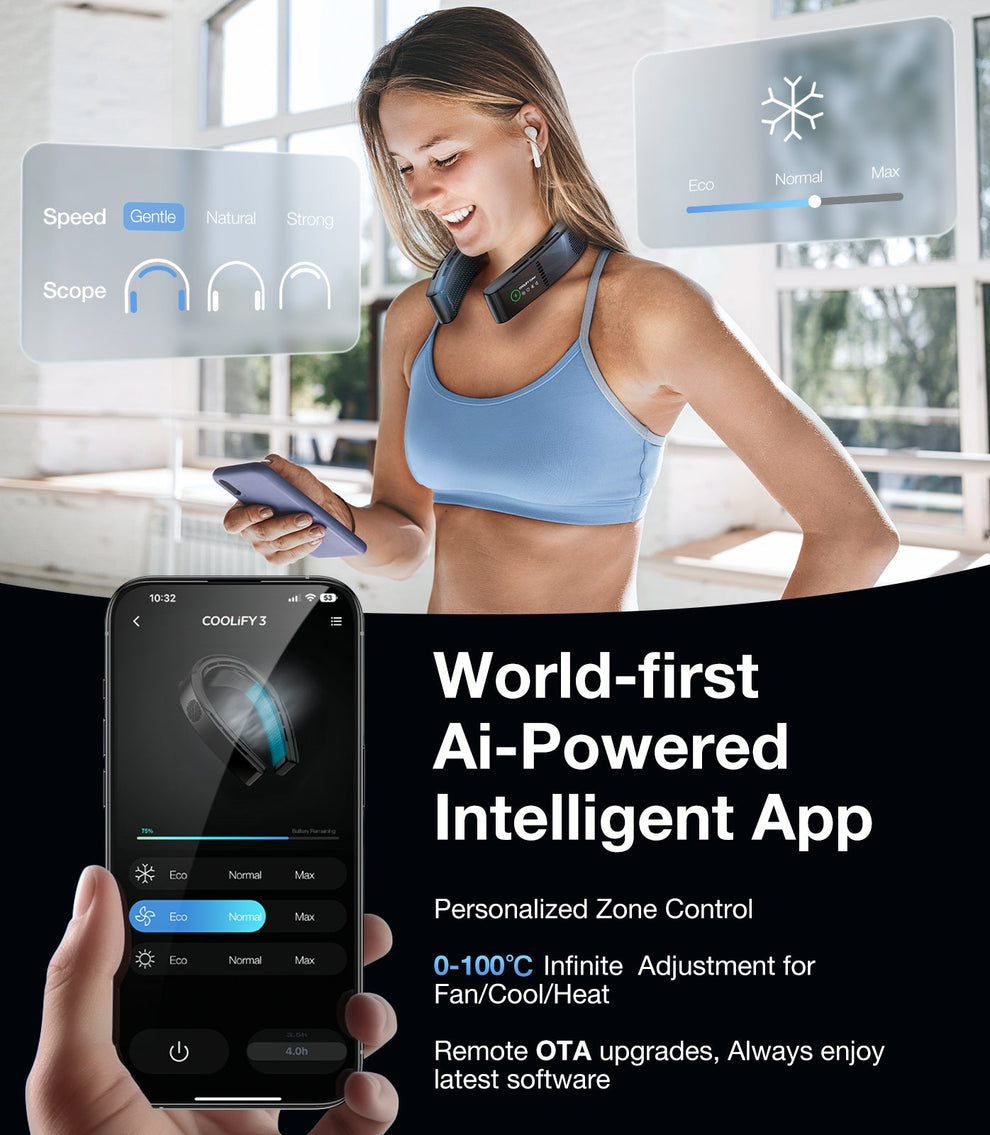 COOLiFY Cyber – Best Portable Neck Air Conditioner